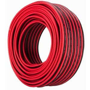 Audiopipe 12 GA Gauge Red Black Stranded 2 Conductor Speaker Wire For Car, Home Audio, 100 feet