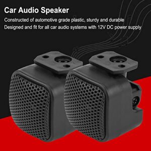 Acouto Car Audio Tweeters 1 Pair Universal Square Car Audio Speaker Super Power Loud Tweeters Rectangle Dome Tweeters for Car Audio