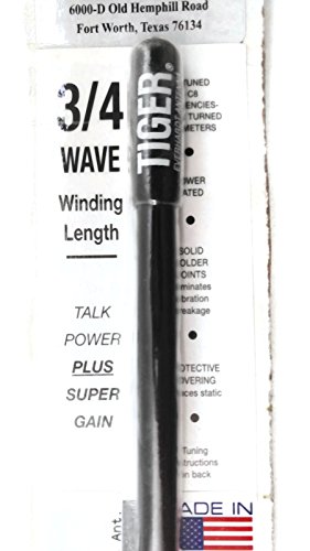 Everhardt TSM2-B 3/4 Wave 2 ft Fiberglass œSuper Flex CB Radio Antenna - Black