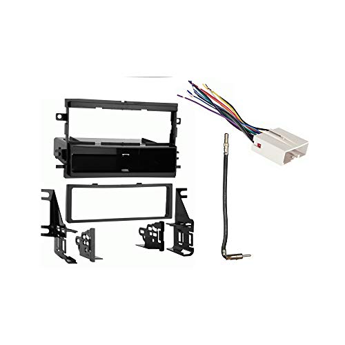 Compatible with Ford Focus 2005 2006 2007 Single DIN Stereo Harness Radio Install Dash Kit Package