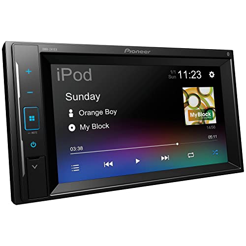 Pioneer DMH-241EX 6.2" WVGA Resistive Clear Type Touch Panel, Bluetooth Technology, Amazon Alexa When Paired Pioneer App, Backup Camera Ready, Remote