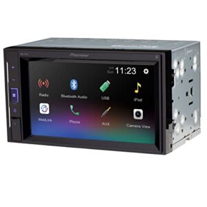 Pioneer DMH-241EX 6.2" WVGA Resistive Clear Type Touch Panel, Bluetooth Technology, Amazon Alexa When Paired Pioneer App, Backup Camera Ready, Remote