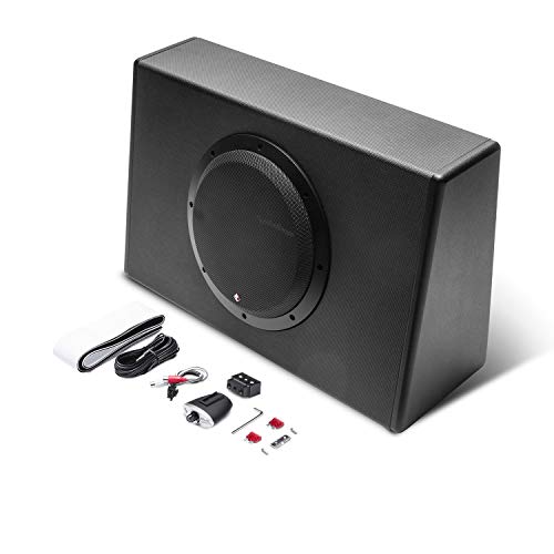 Rockford Fosgate Punch P300-10T Single 10" 300-Watt Amplified Truck Sealed Box Subwoofer - Black