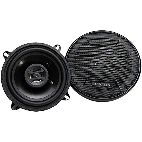 Hifonics ZS525CX Zeus Coaxial Car Speakers (Black, Pair) – 5.25 Inch Coaxial Speakers, 200 Watt, 2-Way Car Audio, Passive Crossover, Sound System (Grills Included)