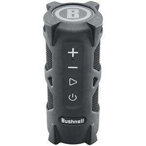 bushnell outdoorsman bluetooth speaker, bite magnetic mount, rugged rubber armor