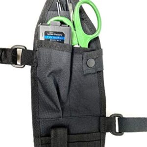 X-FIRE® Radio Vest Universal Holder Rig for Portable Two-Way Radios