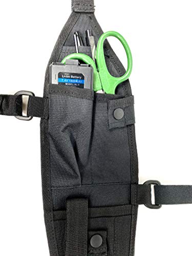 X-FIRE® Radio Vest Universal Holder Rig for Portable Two-Way Radios