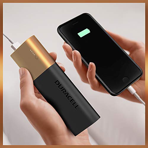 Duracell Rechargeable Powerbank 20100 mAh | 7 Day Portable Charger | Compatible with iPhone, iPad, Samsung, Android, Nintendo Switch & More | TSA Carry-On Compliant