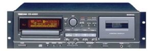 tascam cda500 cd player & cassette recorder