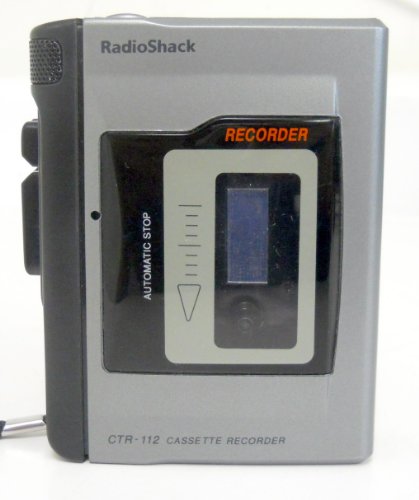 Radioshack CTR-112 Cassette Tape Recorder w/ Cue & Review