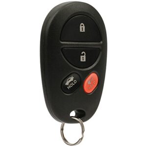 key fob keyless entry remote fits toyota avalon, solara 2005 2006 2007 2008 (gq43vt20t 4-btn)