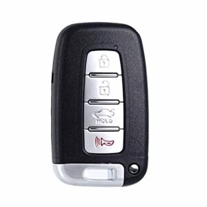 key fob replacement fits for hyundai sonata genesis 2010 2011 2012 2013 2014 azera equus kia optima 2009-2013 ria sorento forte borrego smart keyless entry remote control sy5hmfna04