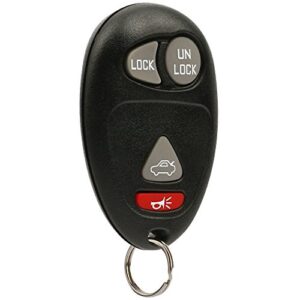 key fob keyless entry remote fits buick century regal rendezvous/oldsmobile intrigue/pontiac aztek grand prix 2001 2002 2003 2004 2005 2006 2007 (l2c0007t)