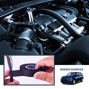 Automotive Wiring Harness Cloth Tape - Maxwel VERSAF51217 Chemical Fiber Cloth High Temp Wire Harness Wrapping Tape for Auto Electrical Wrap, Protection, Insulation 19MM × 25M Pack of 1 Piece