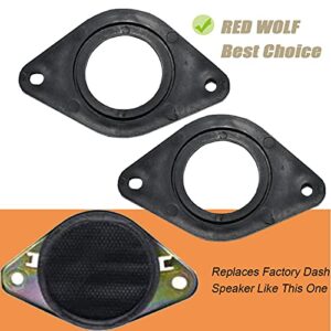 RED WOLF Tweeter Speaker Adapter Spacer Rings 1.5 Inch Cutout Replace Center Dashboard Speaker Select for Toyota Tacoma 4Runner 2005-2023, Subaru WRX Forester 2015-2022 Install Front Dash Tweeter