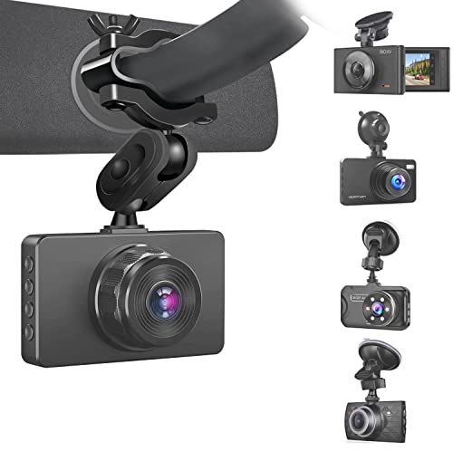 Sportway Dash Cam Mount, S70 Mirror Dash Camera Mount Holder with 6pcs Joints for Rove APEMAN CHORTAU Roav Nexar iiwey YI Z-Edge Old Shark KDLINKS Crosstour Falcon Zero... Most Car Dash Cameras