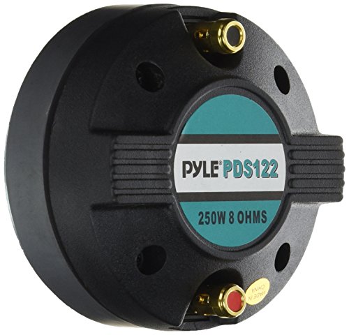 Pyle 1.5 Inch Tweeter Horn Driver - 500 watt peak power/250 watt RMS Audio Speaker Tweeter System w/ Flat Aluminum Voice Coil, 1.5k-20 kHz Frequency, 95 dB, 8Ohm - Pyle PDS122