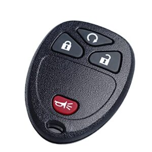 Remote Key Fob Replacement Fits for Chevy Silverado Avalanche Equinox Express Traverse Captiva GMC Sierra 1500 2500 Acadia Savana Yukon Buick Enclave Cadillac Escalade Pontiac Torrent Saturn Outlook