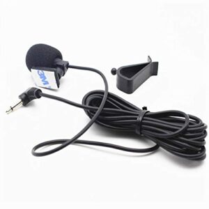 saidbuds car stereo microphone 3.5mm external mic for car vehicle head unit bluetooth enabled stereo radio gps dvd