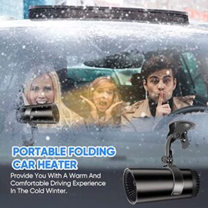 Car Heater - Portable Windshield Defogger and Defroster - 12 V 12.5A Auto Fast Heating Cooling Fan - Safe Efficient Fast - for Easy Defrost and Demist Removal