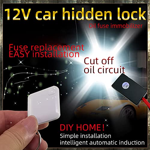 FANGZI Auto Immobilizer System, M506 Car Wireless Immobilizer Car Engine Lock Auto Anti-Theft Device Intelligent Circuit Cut Off Alarm Tool Auto Car Immobilizer System