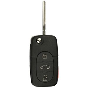 KeylessOption Keyless Entry Remote Control Car Key Fob Replacement for 4D0837231E, 4D0837231P, MYT8Z0837231