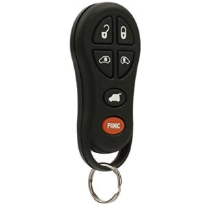 car key fob keyless entry remote fits 2001 2002 2003 chrysler town & country voyager/dodge caravan & grand caravan (04686797)