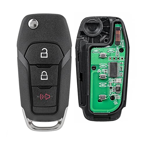 Keyless Entry Remote Control Key Fob Replacement Fits for Ford F-150 F-250 F-350 2015 2016 2017 2018 2019 2020 Explorer (2016-2020) F-350 F-450 (N5F-A08TAA 164-R7986)