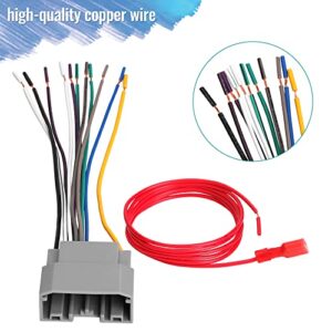 BASIKER Car Radio Aftermarket Wiring Harness Fit for Some Dodge Jeep Chrysler Vehicles Replacement Stereo Antenna Adapter…