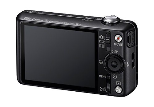 Sony DSC-WX80/B 16.2 MP Digital Camera with 2.7-Inch LCD (Black) (OLD MODEL)