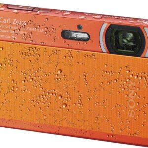 Sony DSC-TX30/D 18 MP Digital Camera with 5x Optical Image Stabilized Zoom and 3.3-Inch OLED (Orange)