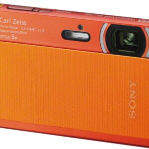 Sony DSC-TX30/D 18 MP Digital Camera with 5x Optical Image Stabilized Zoom and 3.3-Inch OLED (Orange)