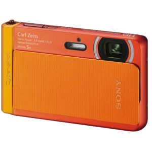 Sony DSC-TX30/D 18 MP Digital Camera with 5x Optical Image Stabilized Zoom and 3.3-Inch OLED (Orange)