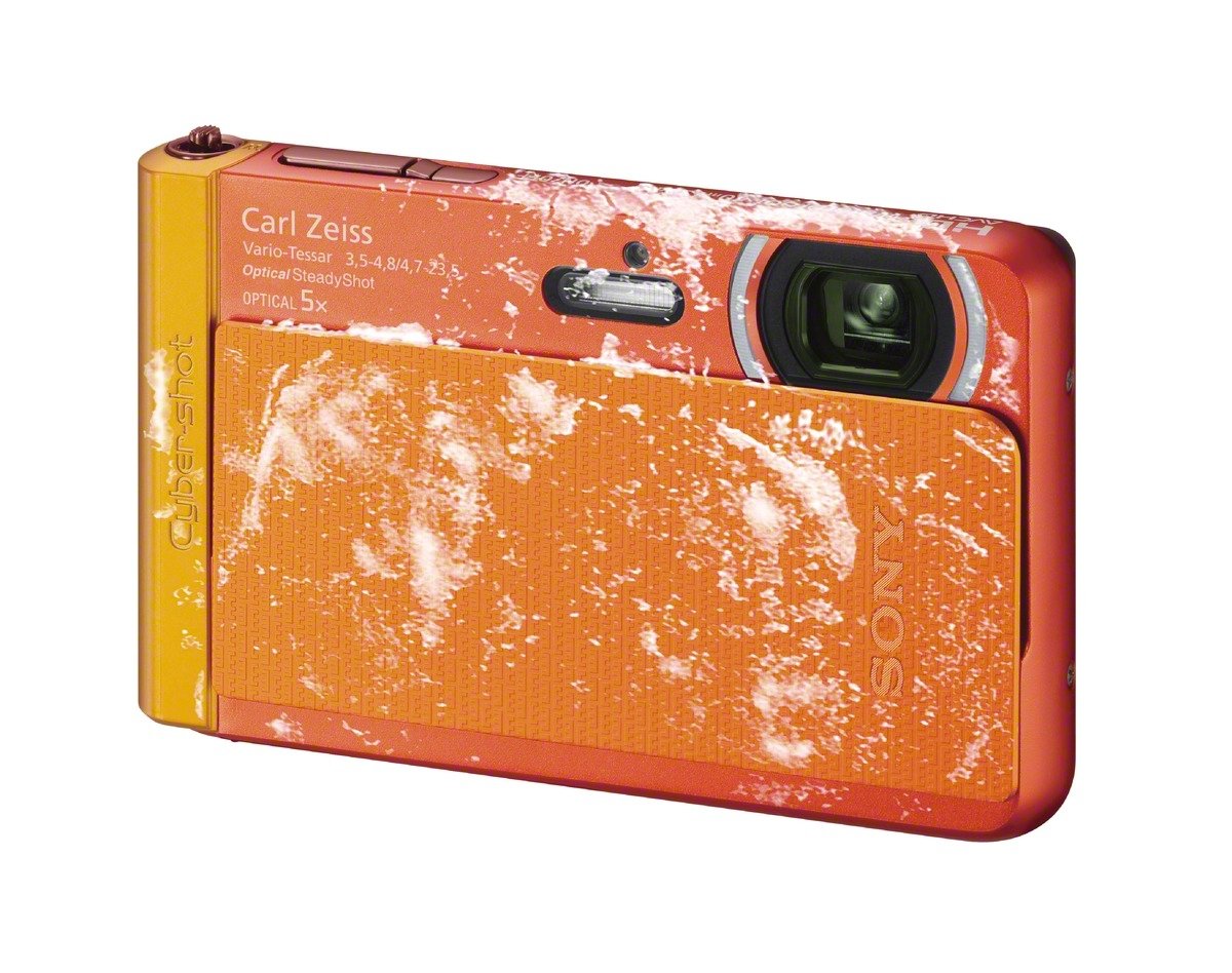 Sony DSC-TX30/D 18 MP Digital Camera with 5x Optical Image Stabilized Zoom and 3.3-Inch OLED (Orange)