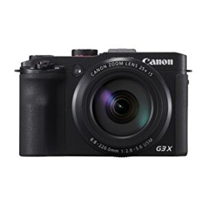 Canon PowerShot G3 X Digital Camera w/ 1-Inch Sensor and 25x Optical Zoom - Wi-Fi & NFC Enabled (Black)