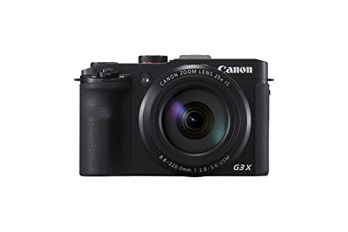 Canon PowerShot G3 X Digital Camera w/ 1-Inch Sensor and 25x Optical Zoom - Wi-Fi & NFC Enabled (Black)