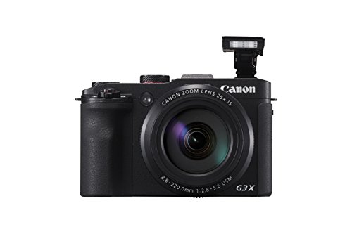 Canon PowerShot G3 X Digital Camera w/ 1-Inch Sensor and 25x Optical Zoom - Wi-Fi & NFC Enabled (Black)