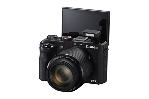 Canon PowerShot G3 X Digital Camera w/ 1-Inch Sensor and 25x Optical Zoom - Wi-Fi & NFC Enabled (Black)