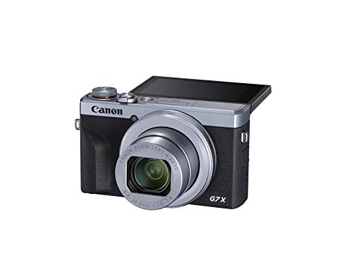 Canon PowerShot Digital Camera [G7 X Mark III] with Wi-Fi & NFC, LCD Screen and 4K Video - Silver (Renewed)