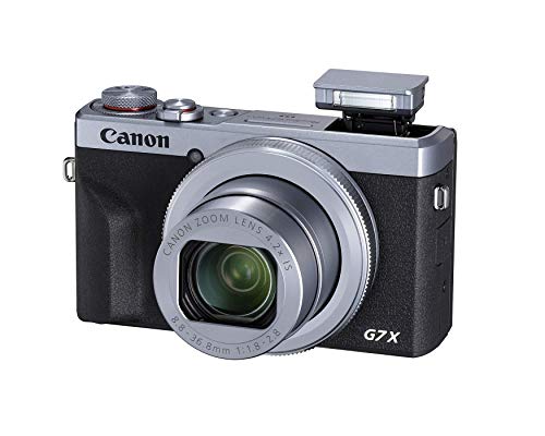 Canon PowerShot Digital Camera [G7 X Mark III] with Wi-Fi & NFC, LCD Screen and 4K Video - Silver (Renewed)