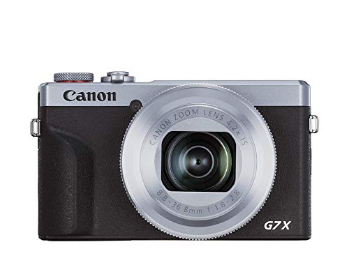 Canon PowerShot Digital Camera [G7 X Mark III] with Wi-Fi & NFC, LCD Screen and 4K Video - Silver (Renewed)