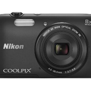 Nikon COOLPIX S3600 20.1 MP Digital Camera with 8x Zoom NIKKOR Lens and 720p HD Video (Black) (Discontinued by Manufacturer)