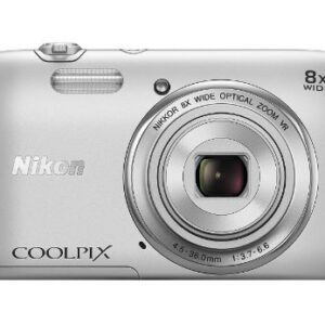 Nikon COOLPIX S3600 20.1 MP Digital Camera with 8x Zoom NIKKOR Lens and 720p HD Video (Silver) (Discontinued by Manufacturer)