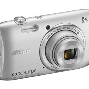 Nikon COOLPIX S3600 20.1 MP Digital Camera with 8x Zoom NIKKOR Lens and 720p HD Video (Silver) (Discontinued by Manufacturer)