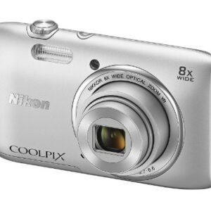 Nikon COOLPIX S3600 20.1 MP Digital Camera with 8x Zoom NIKKOR Lens and 720p HD Video (Silver) (Discontinued by Manufacturer)