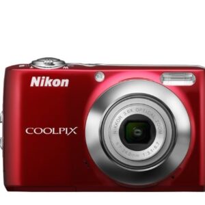 Nikon COOLPIX L24 14 MP Digital Camera with 3.6x NIKKOR Optical Zoom Lens and 3-Inch LCD (Red)