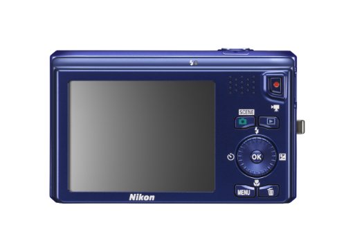 Nikon COOLPIX S6300 16 MP Digital Camera with 10x Zoom NIKKOR Glass Lens and Full HD 1080p Video (Blue)