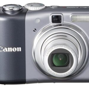 Canon Powershot A1000IS 10MP Digital Camera with 4x Optical Image Stabilized Zoom (Grey)