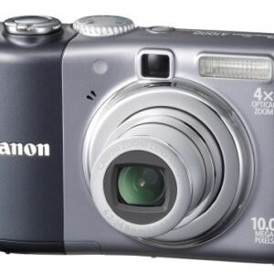 Canon Powershot A1000IS 10MP Digital Camera with 4x Optical Image Stabilized Zoom (Grey)