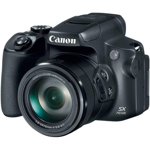 Canon PowerShot SX70 HS Digital Camera (3071C001) - with 32GB Memory Card, Bag, Cleaning Kit, and More